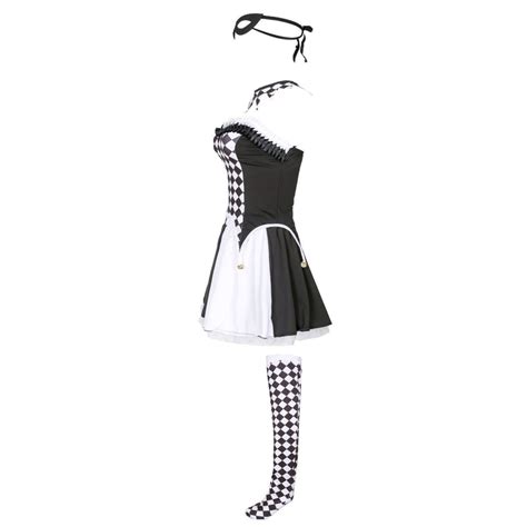 Playful Harlequin Cosplay Costume Blended Polyester Outfit Stylinarts