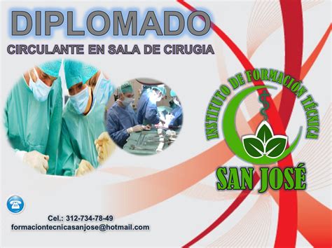 DIPLOMADO CIRCULANTE EN SALA DE CIRUGIA INSTITUTO TÉCNICO LABORAL SAN JOSE