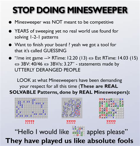 We Need More Minesweeper Memes Rminesweeper