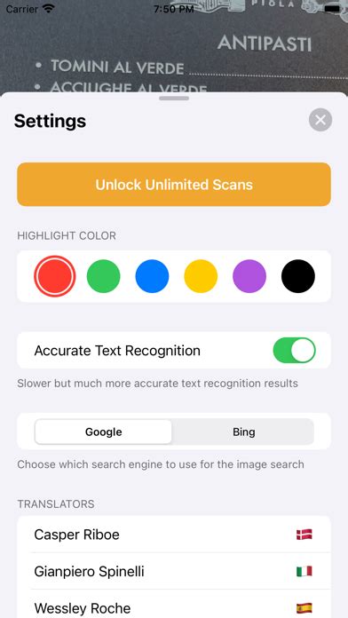 Cibo Visual Menu Translator Indie Apps Catalog