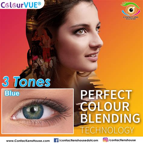 Colourvue 3 Tones Blue Color Contact Lens