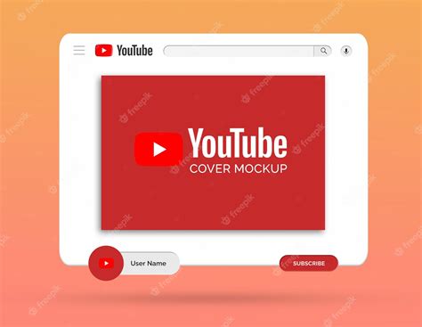 Premium Psd Youtube Video Cover Mockup