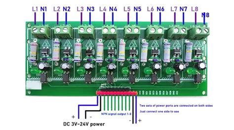 AC V V Channel Optocoupler Isolation Module Xpart Electronic