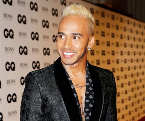 Lewis Hamiltons Got Crazy Blonde Hair Now Look