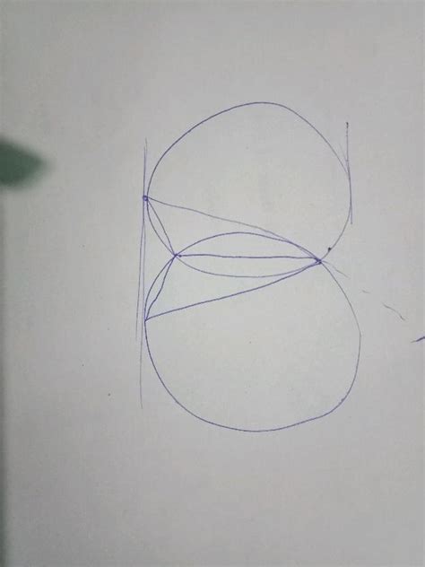 Draw Two Circles With Different Radii Let These Circles Intersect Each Othernat Point S