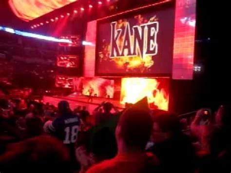 WWE Smackdown OKC Kane Intro Pyro YouTube