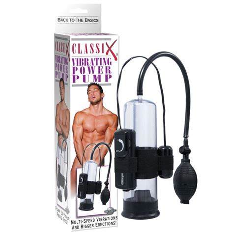 Classix Vibrating Power Pump Black