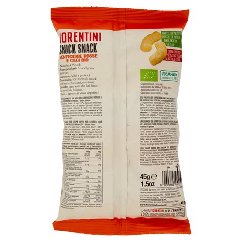 Snick Snack Bio Lenticchie E Ceci Fiorentini Bennet Online