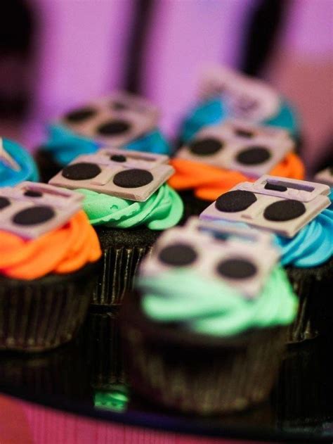 Cassette Tape Cupcake Toppers 40th Party Cupcake Toppers Best Of 1982