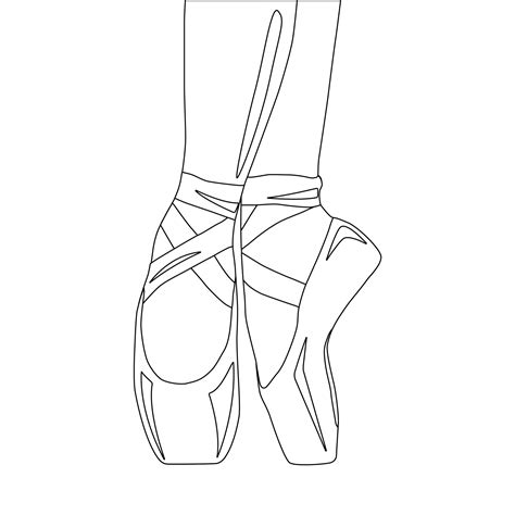 Womens Legs In Ballet Pointe Shoes 7796295 Vector Art At Vecteezy