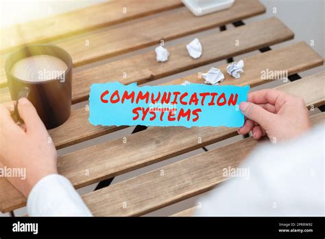Inspiration Showing Sign Communication Systems Conceptual Photo Flow Of Information Use Of