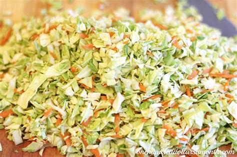 Recipe Kentucky Fried Chicken Cole Slaw One Hundred Dollars A Month
