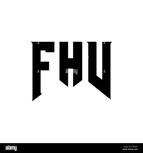 Fhv Letter Logo Design For Technology Company Fhv Logo Design Black