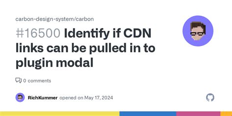 Identify If Cdn Links Can Be Pulled In To Plugin Modal · Issue 16500