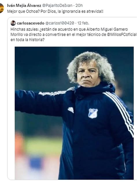 Iván Mejía Escogió Al Mejor Entrenador En La Historia De Millonarios Y