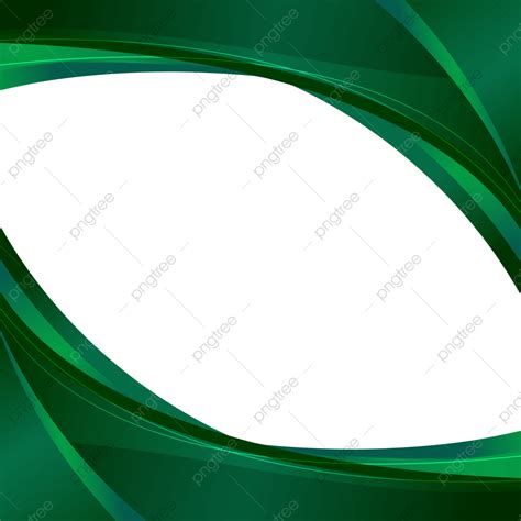 Transparent Curve Vector Hd Images Green Wavy Shapes On Transparent