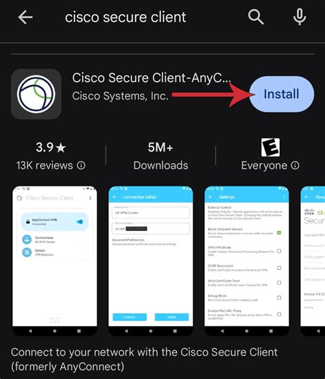 Android Cisco Secure Client Vpn Installation Instructions Askdeac
