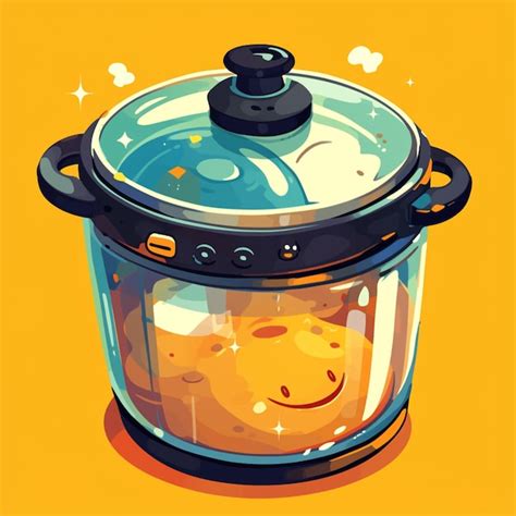 Premium Vector Electric Pressure Cooker With Delayed Start Option