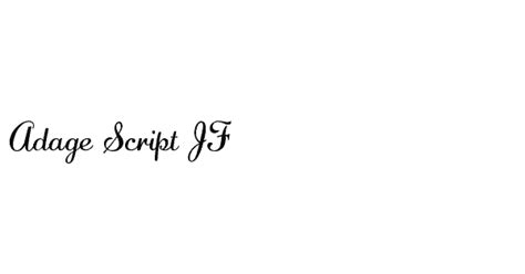Adage Script Jf