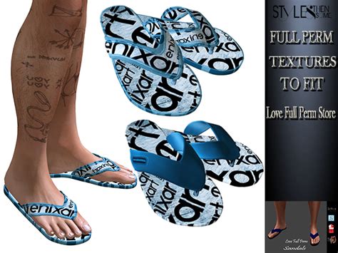 Second Life Marketplace Styles Sandals Love Full Perm Texture V4