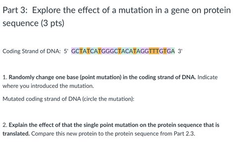 solved part 1 transcribe a small fragment of dna 3 pts