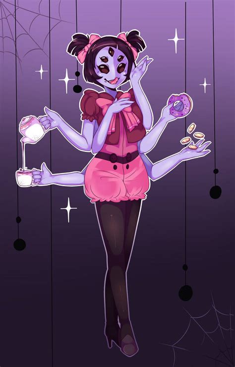 Undertale Fanart Muffet The Spider Lady By Korinichi On Deviantart
