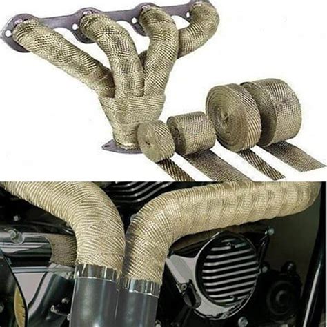 Titanium Vs Fiberglass Exhaust Wraps Titanium Or Fiberglass Wraps