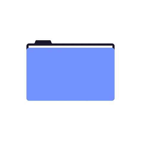 File Folder With Paper Documents Icon And Business Archive Files Work