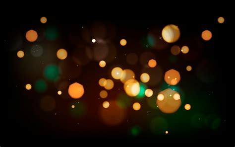 현실적인 Bokeh 배경 무료 벡터