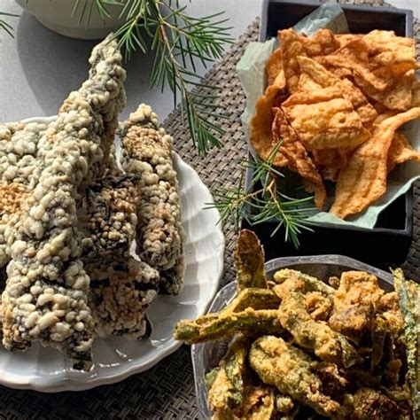 전통 수제 찹쌀 부각 3종 세트 고추부각 김부각 어포튀각 정선몰