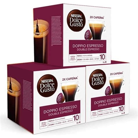 Doppio Espresso Dolce Gusto Vietnam y Sudamérica 48 cápsulas