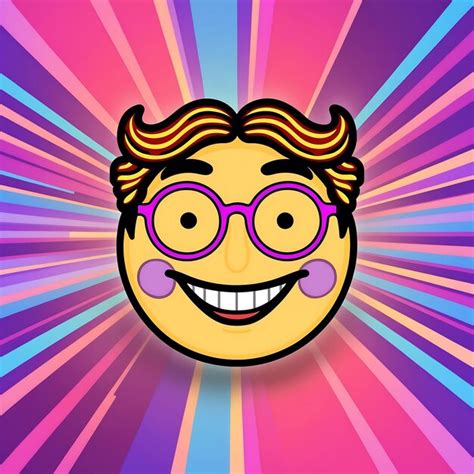 Premium Photo Cute Nerd Emoji For Social Media