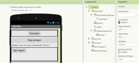 Unable To Send Text Via Bluetooth After Selecting An Option At Spinner