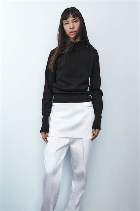 자라 새틴 미니 스커트 Zw Collection 위시버킷