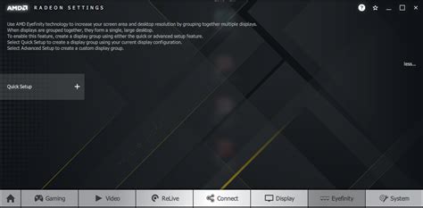 why is my eyefinity advance setup not available amd community