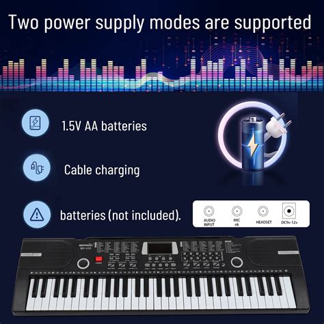 61 Key Keyboard Piano Electric Piano Music Keyboard