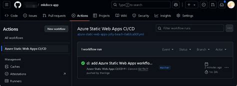 Deploy Mkdocs Page On Azure Web App Microsoft Community Hub