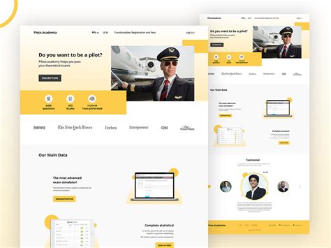 Education Academy Web Ui Design On Behance