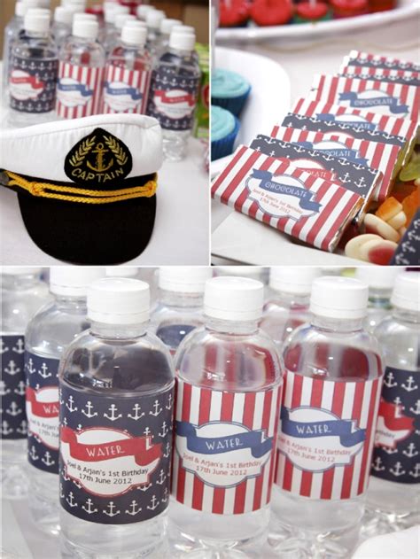 A 1st Birthday Nautical Party Party Ideas Party Printables Blog
