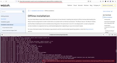 Outdated In Wazuh Installation Assistant Output For The Offline