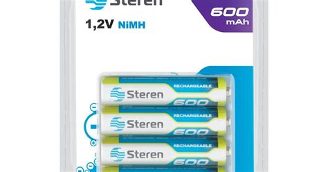 Batería Recargable Steren Bat Nm Aaa Tipo Aaa 12v Nimh 600