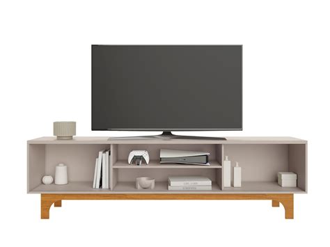 Rack Trunfo Para Tv Ate 70 Polegadas Jcm Off Cinamomo Móveis Baratão