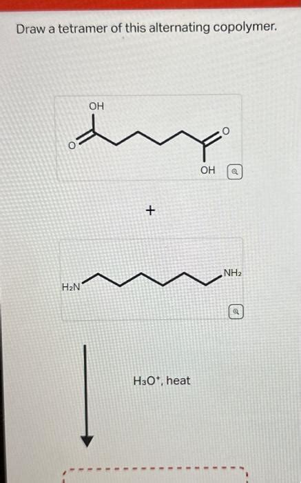 Solved Draw A Tetramer Of This Alternating Copolymer Chegg