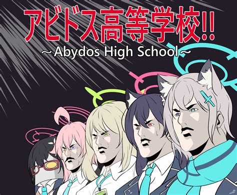 Abydos X Cromartie Shiroko Serika Nonomi Hoshino Ayane By Zerofid
