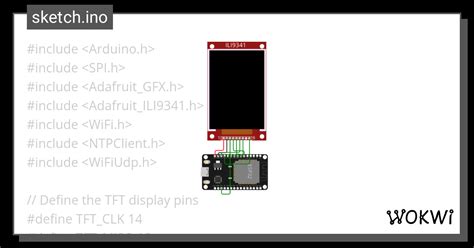 Tftiotclock Wokwi Esp32 Stm32 Arduino Simulator
