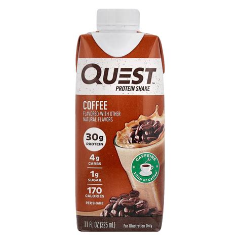 Buy Quest Protein Shake Rtd Coffee Flavored 325ml Online In Kuwait