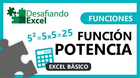 Función POTENCIA en Excel Desafiando Excel