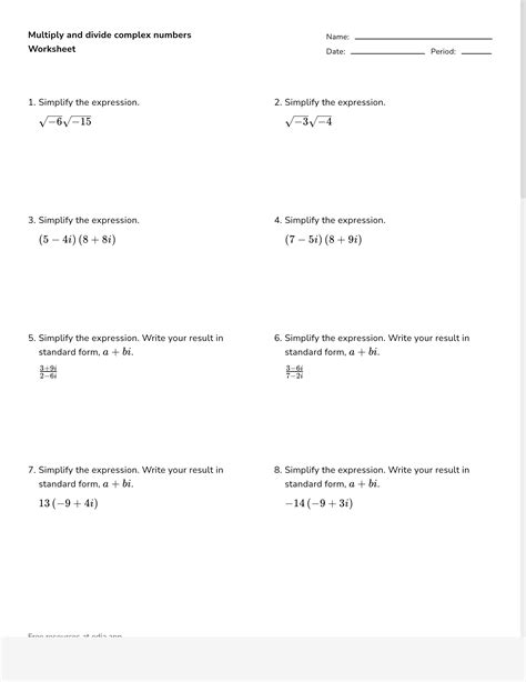Edia Free Math Homework In Minutes Worksheets Library