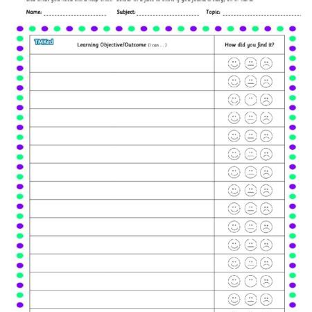 Printable Progress Chart