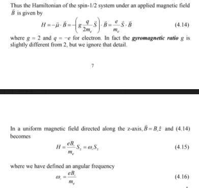 Solved Consider A Spin 1 2 Particle With A Magnetic Moment Chegg